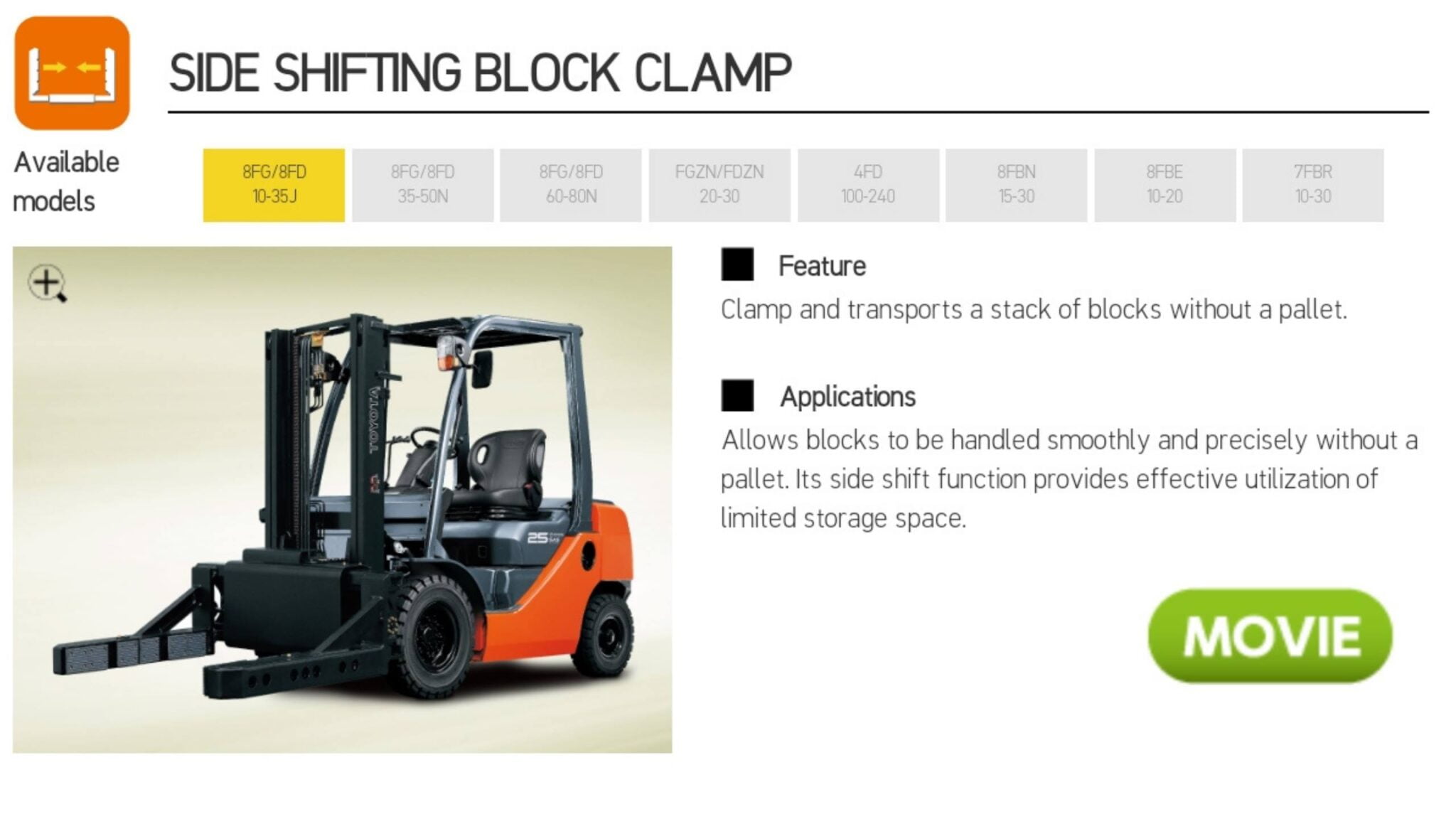 BLOCK CLAMP | WIN EQUIPMENT 0813.6961.4067